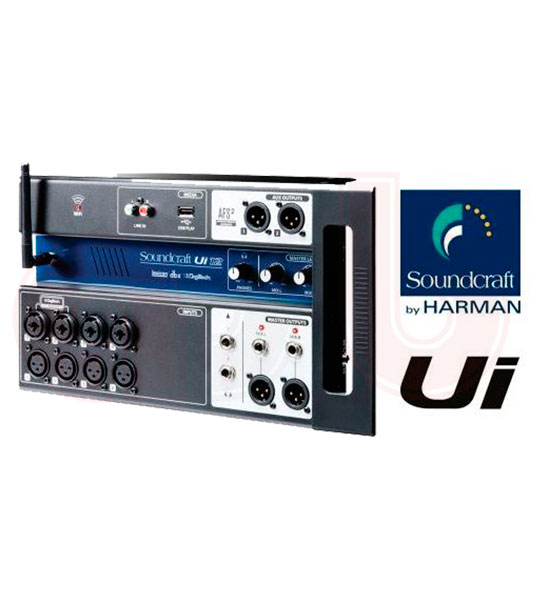 Alquiler mesa digital Soundcraft UI12 | ASB Alquiler Sonido Barcelona